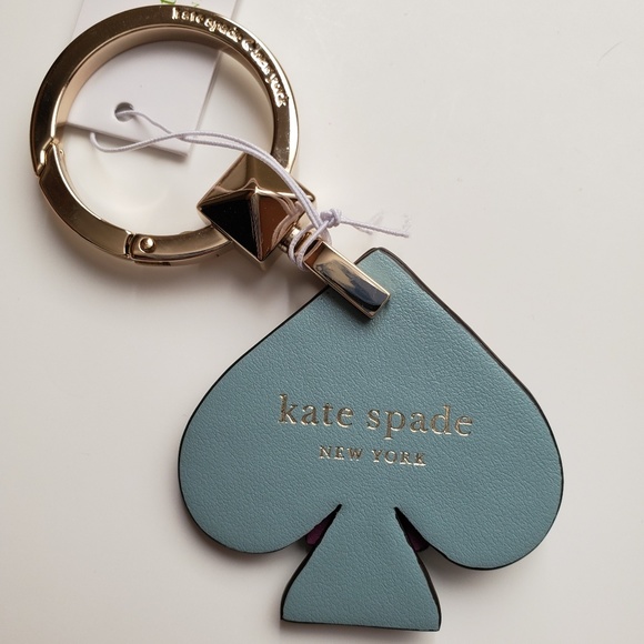 kate spade | Accessories | Kate Spade Stacked Spade Key Fob Seaside ...